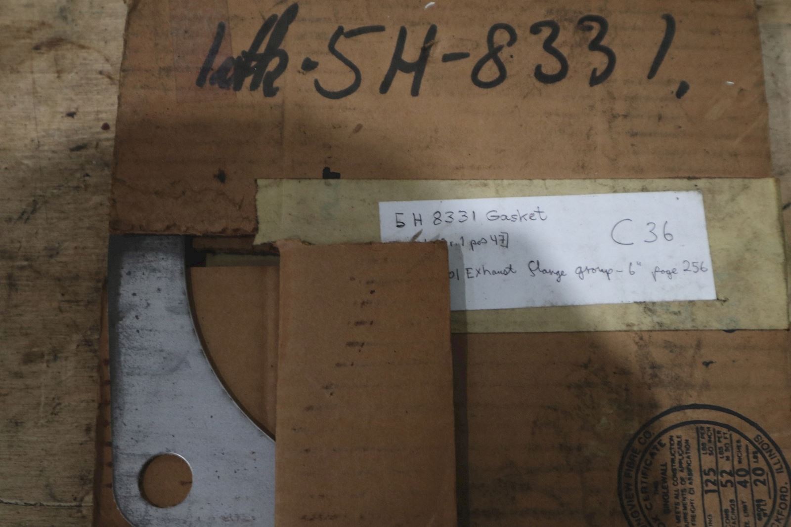 > Caterpillar Gasket 5H-8331 - Smedegaarden A/S