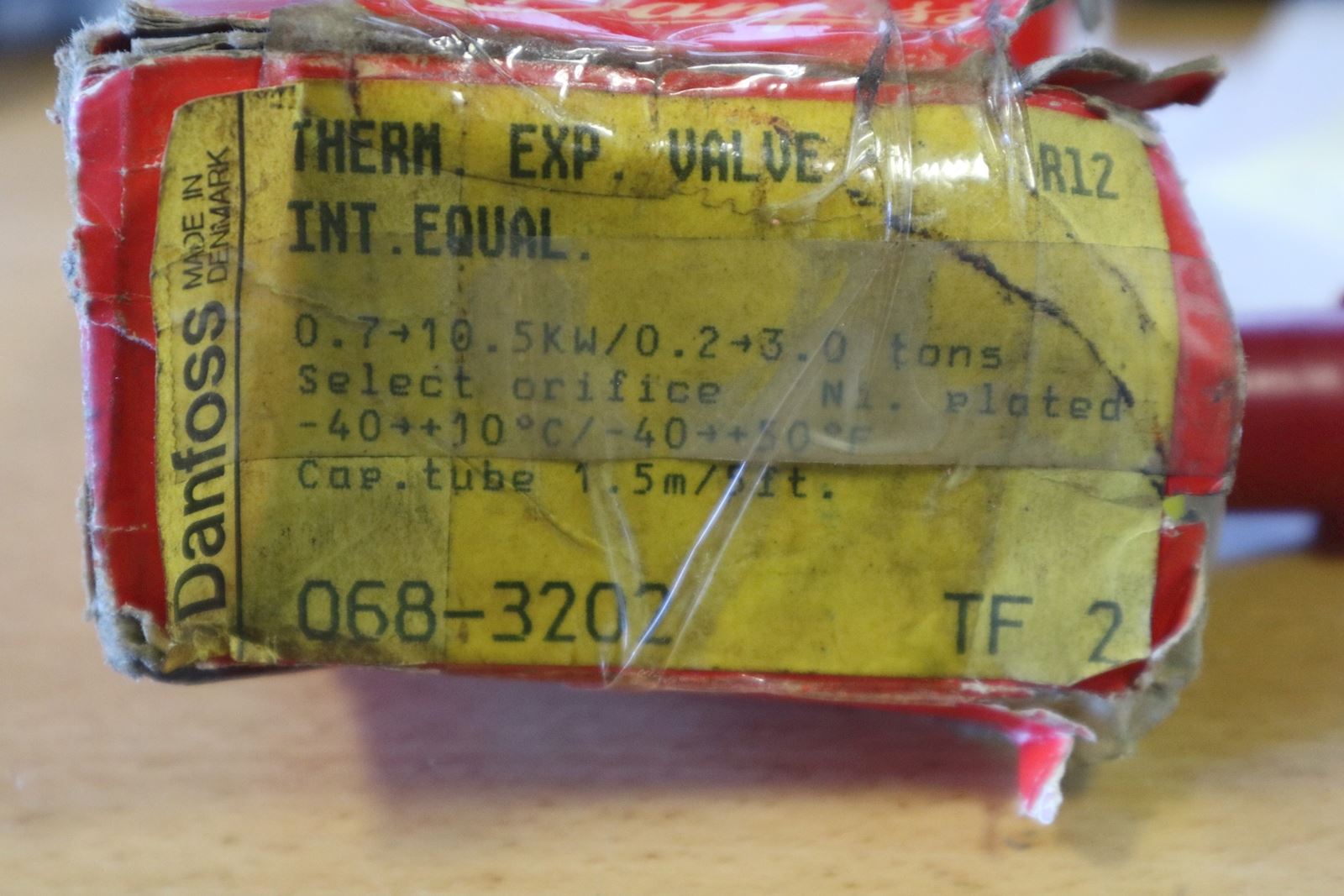 > Danfoss Therm. Exp. Valve R12 068-3202 TF2 - Smedegaarden A/S