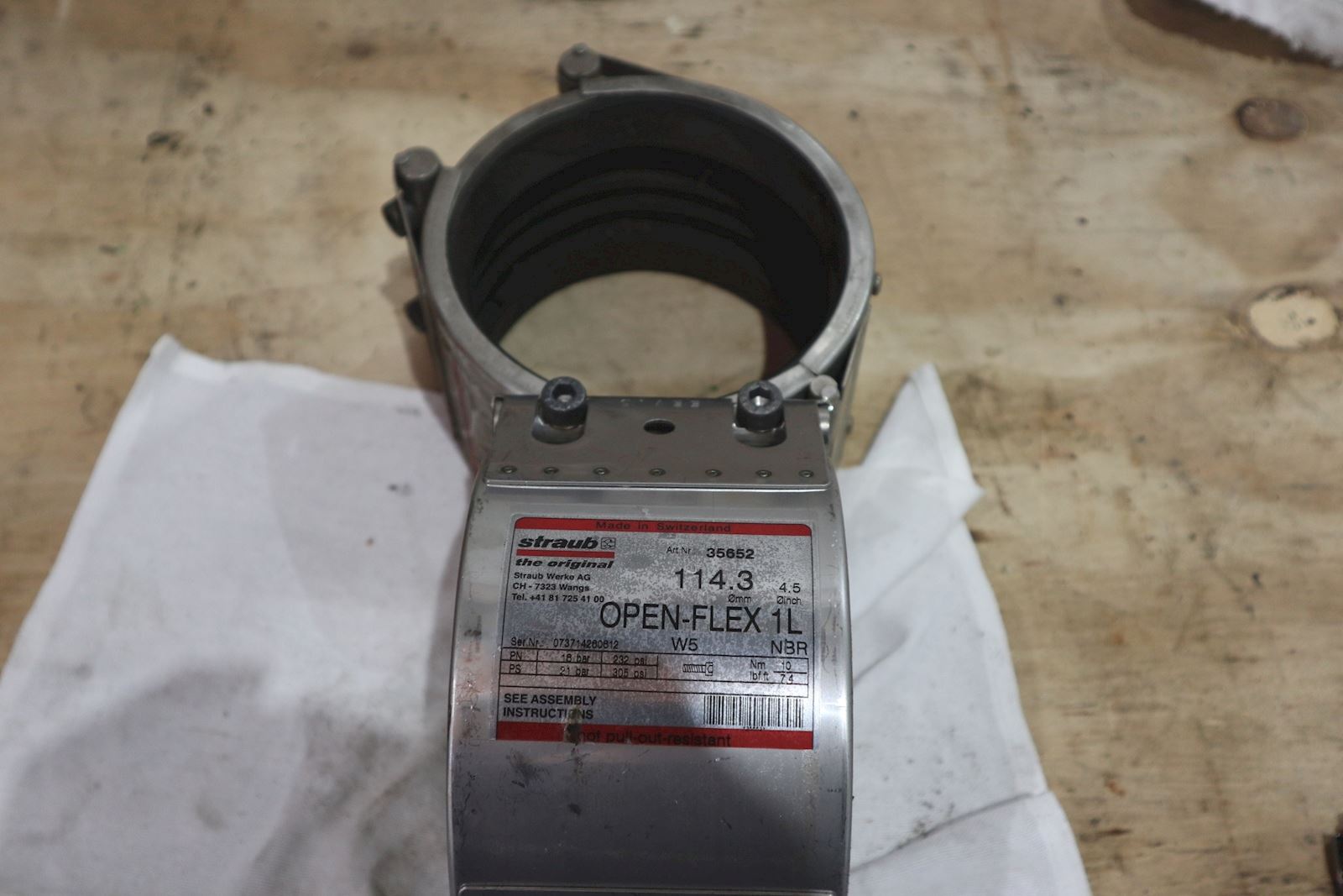 > Straub Straub kobling Open-Flex 1L 5W NBR - Smedegaarden A/S