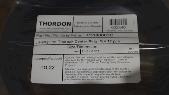 > Thordon Thorpak Center Ring TG 22 7x6x0,367 mm - Smedegaarden A/S