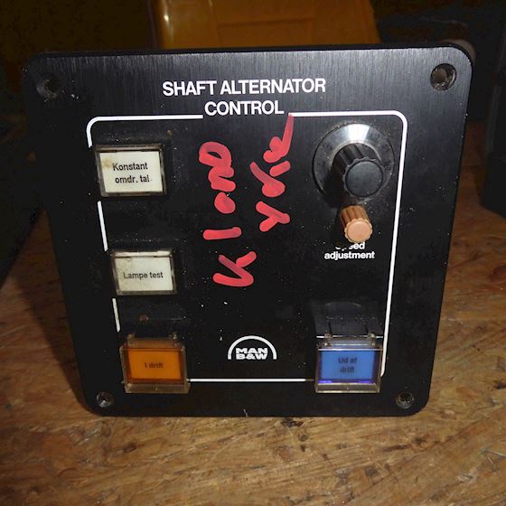 > MAN B&W SHAFT ALTERNATOR CONTROL Smedegaarden A/S