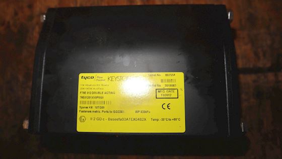 > Keystone Tyco Butterfly Valve Pneumatic Actuator F79E012 Double ...