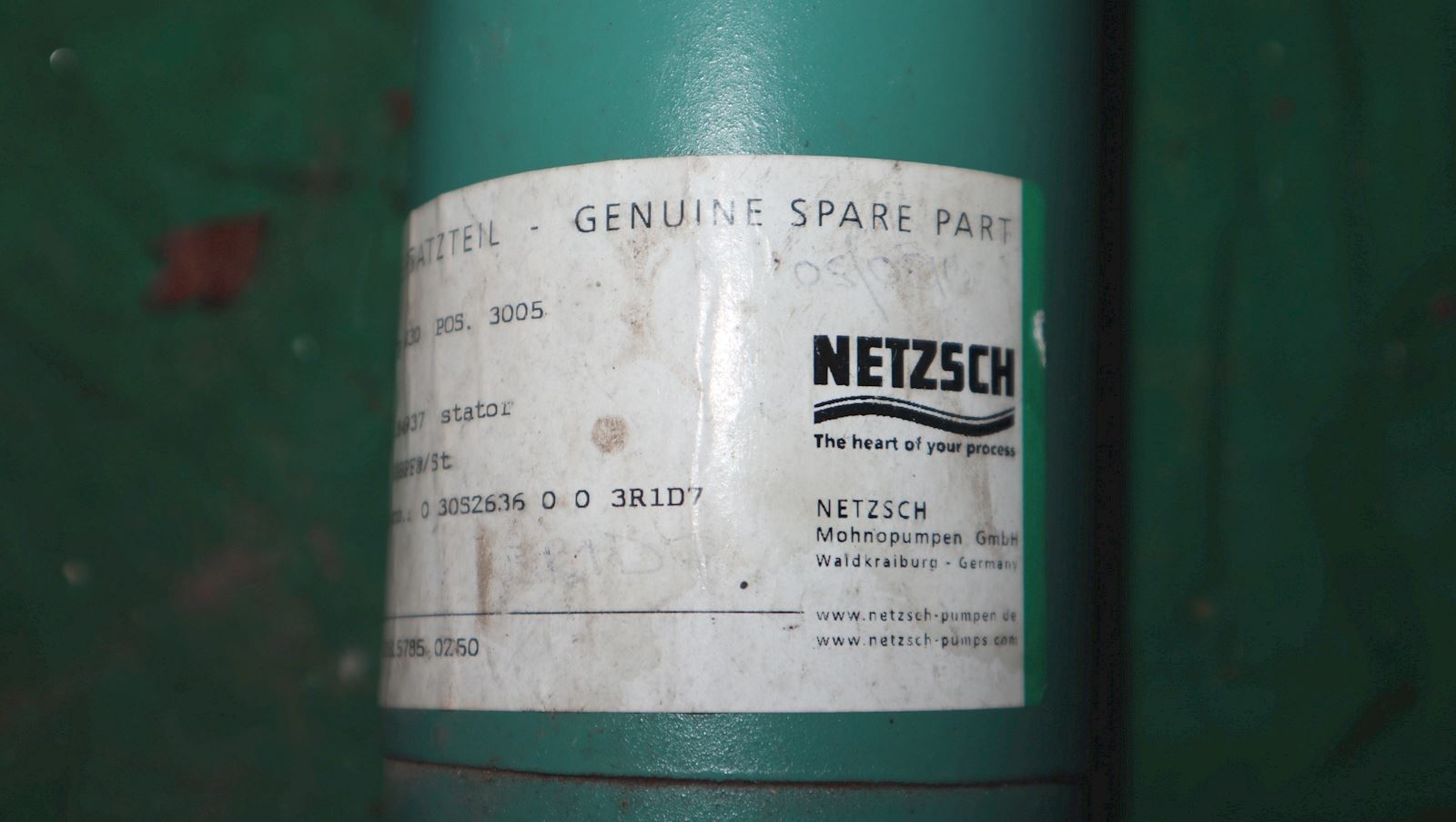 > Netzsch Nemo Progressing Cavity Pump N30 Stator - Smedegaarden A/S