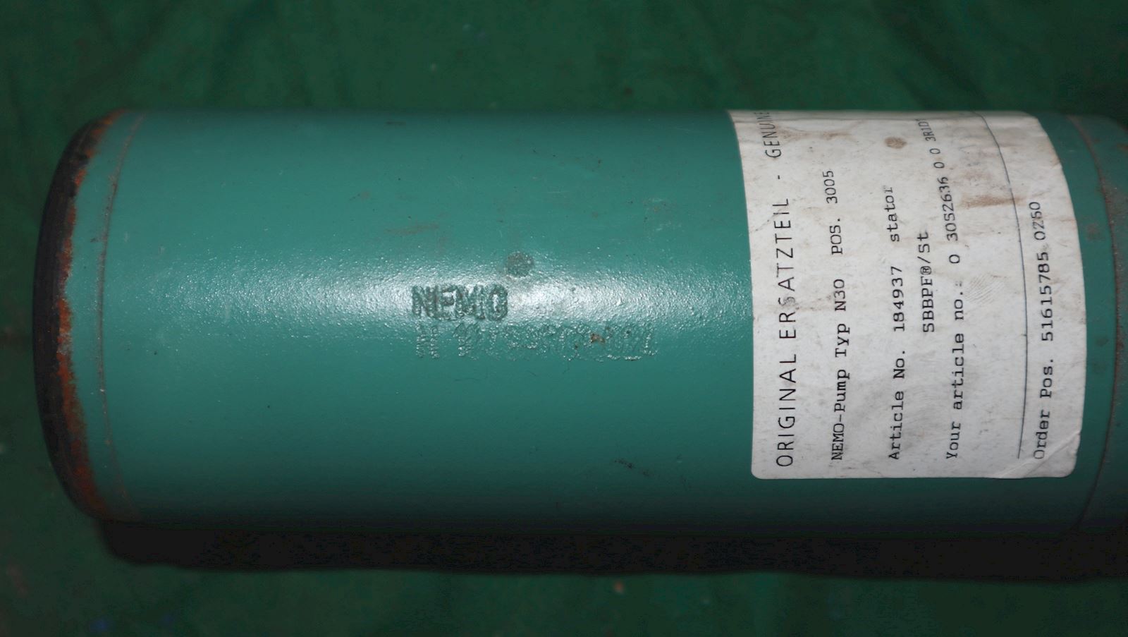 > Netzsch Nemo Progressing Cavity Pump N30 Stator - Smedegaarden A/S