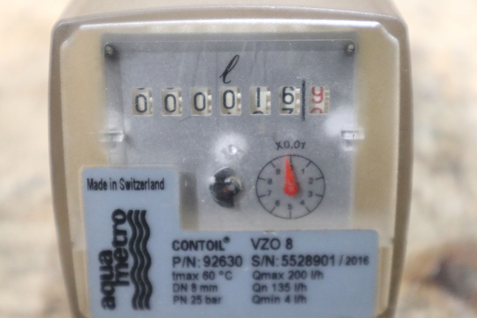> Aqua Metro VZO 8 Oil Meter - Smedegaarden A/S