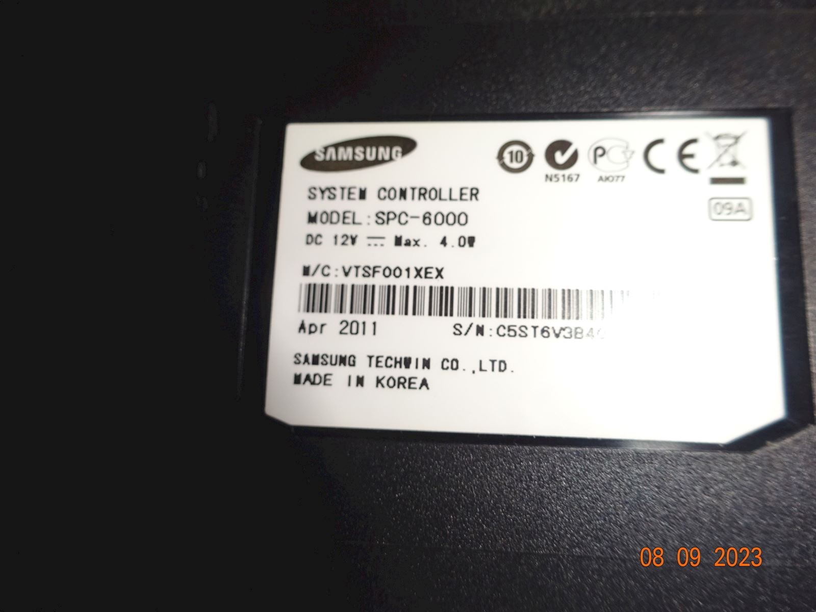 > Samsung Camera Controller SPC-6000 - Smedegaarden A/S