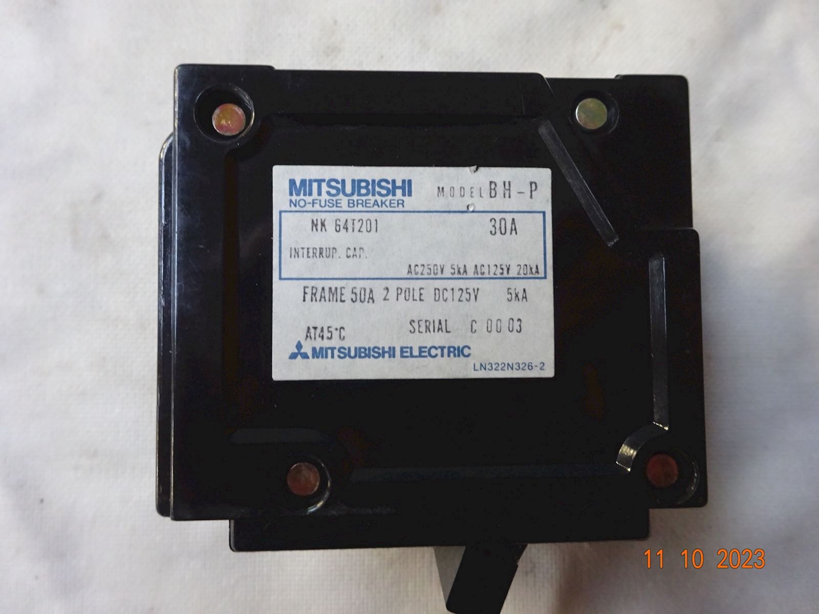 > Mitsubishi Electric No-fuse circuit breaker - Smedegaarden A/S