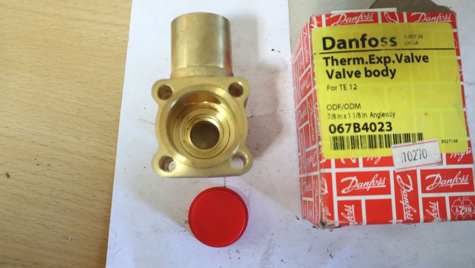 > Danfoss Thermostatic Exp. Valve Body for TE12 - Smedegaarden A/S