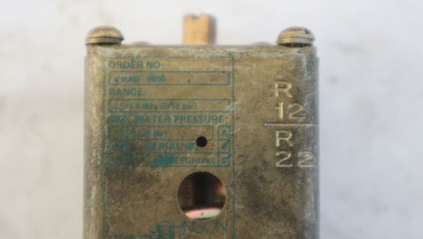 > Johnson Controls Water Pressure Control Valve V46B-9600 Size 1/2 ...