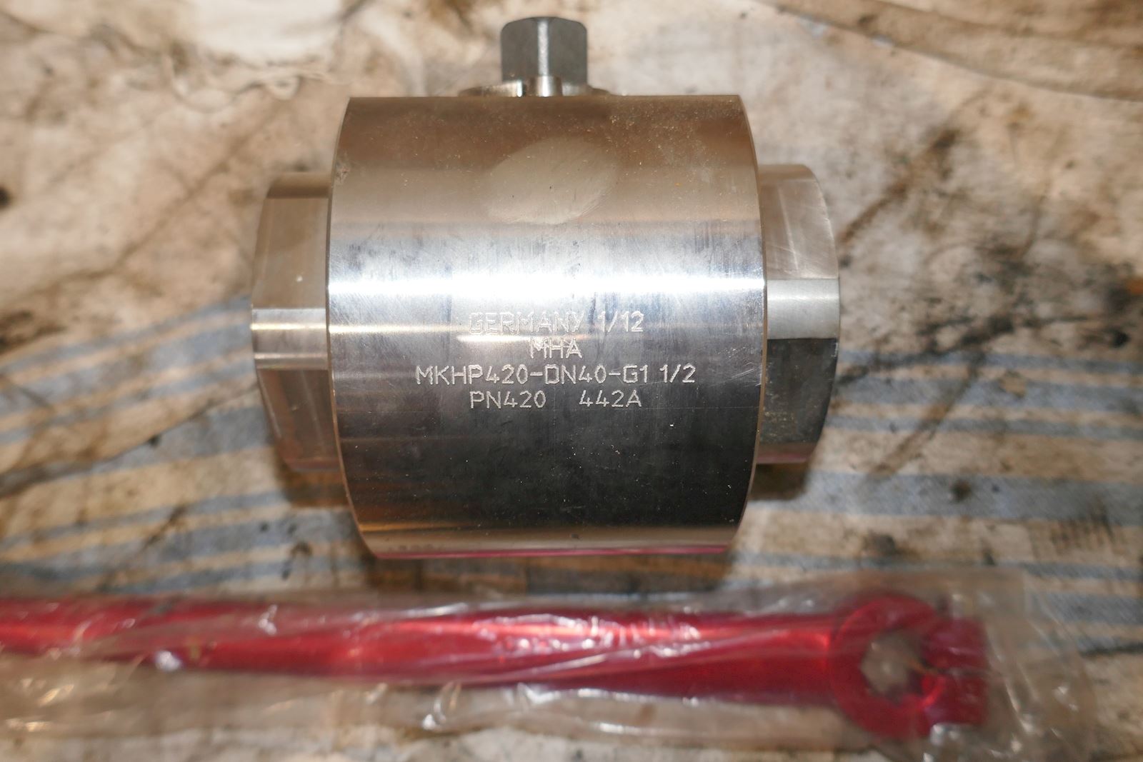 > MHA Zentgraf MKHP 420-DN40 G1 1/2 PN420 442A - Smedegaarden A/S