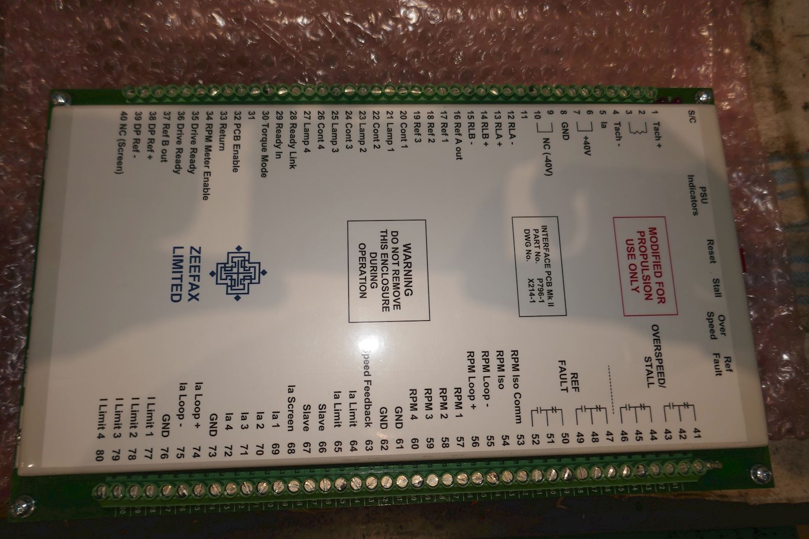> Zeefax Ltd. (Hill Graham Controls) Printed Circuit Boards PCB Mk2 ...