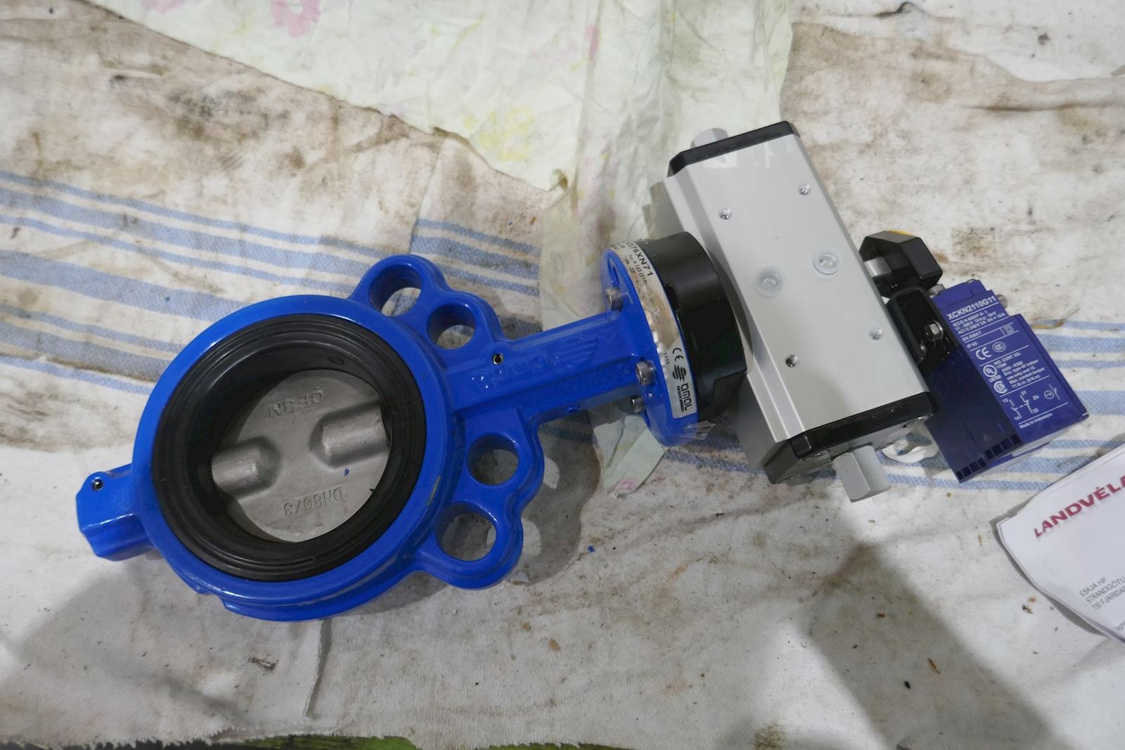 > Omal Butterfly Valve Pneumatic Actuator V376 XN71 - Smedegaarden A/S