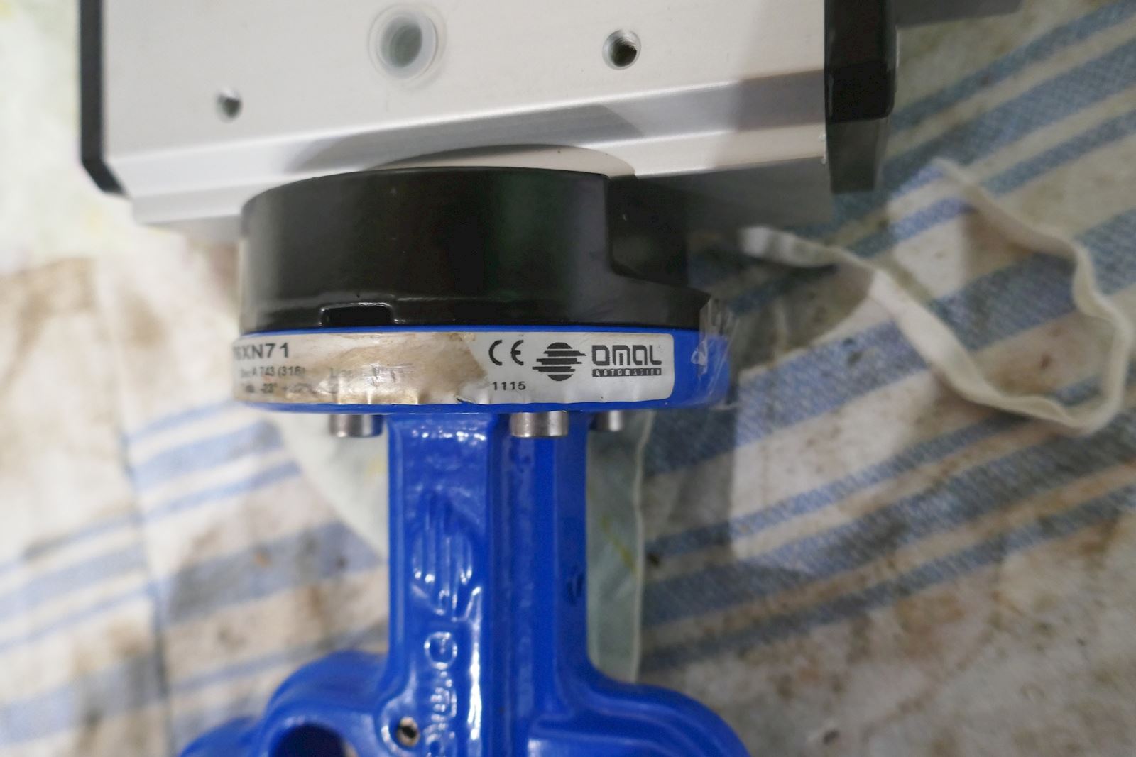 > Omal Butterfly Valve Pneumatic Actuator V376 XN71 - Smedegaarden A/S