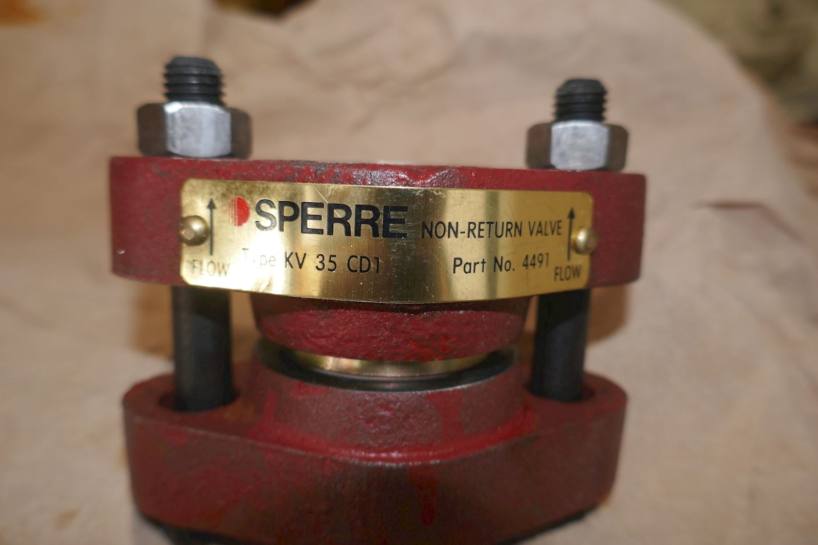 > Sperre Non-return Valve KV 35 CD1 - Smedegaarden A/S