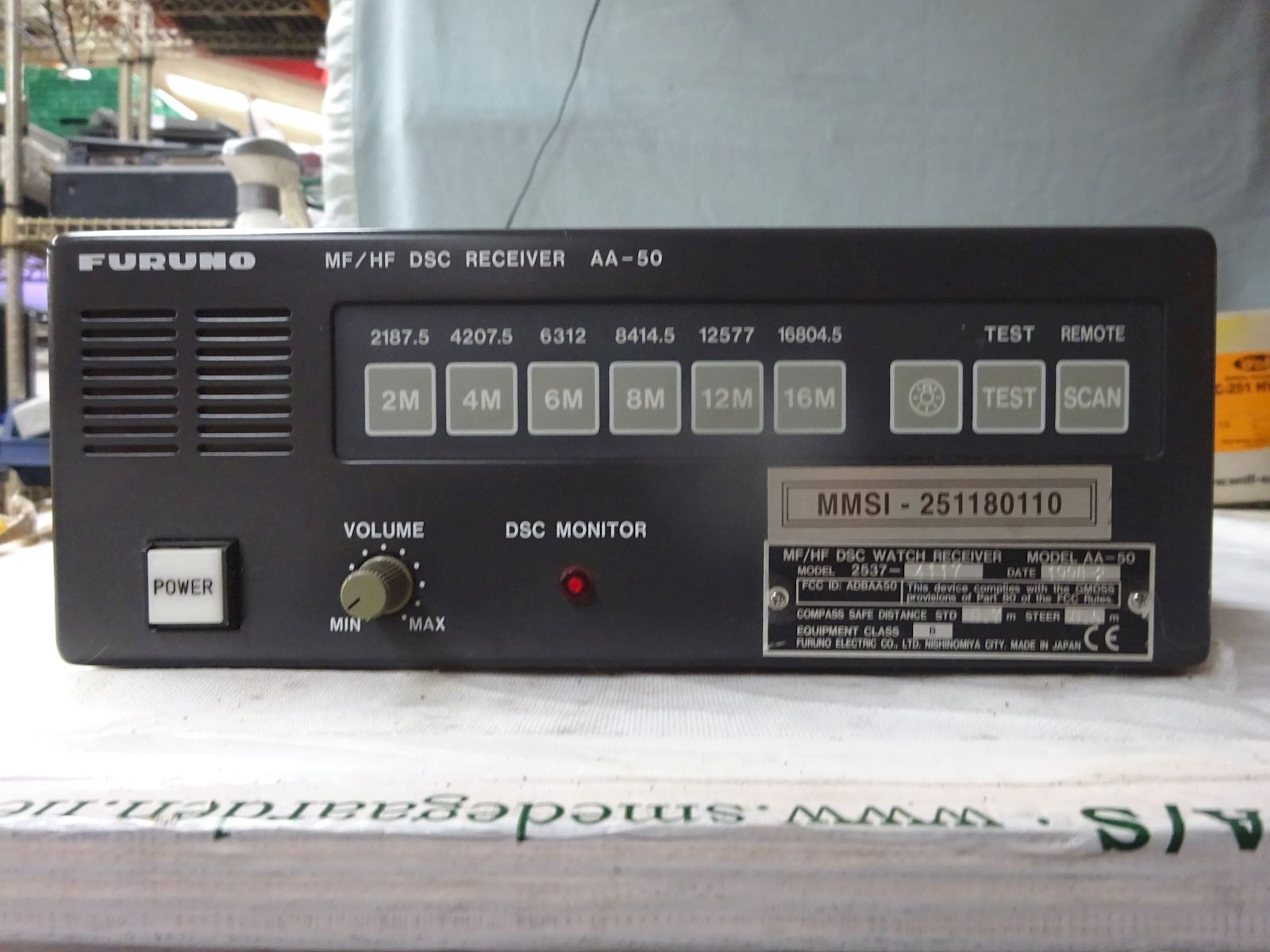> Furuno MF/HF DSC RECEIVER AA-50 - Smedegaarden A/S
