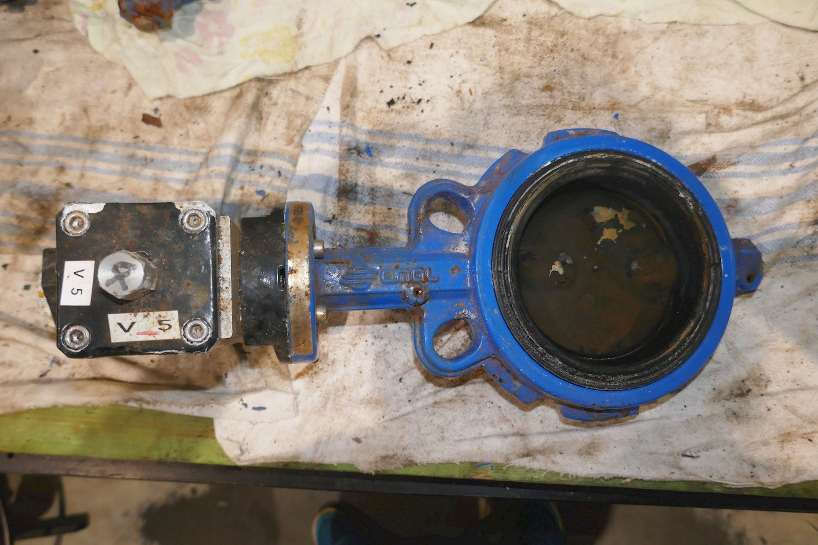 > Omal Pneumatic Butterfly Valve V 376 CF8M Disc DN100 - Smedegaarden A/S