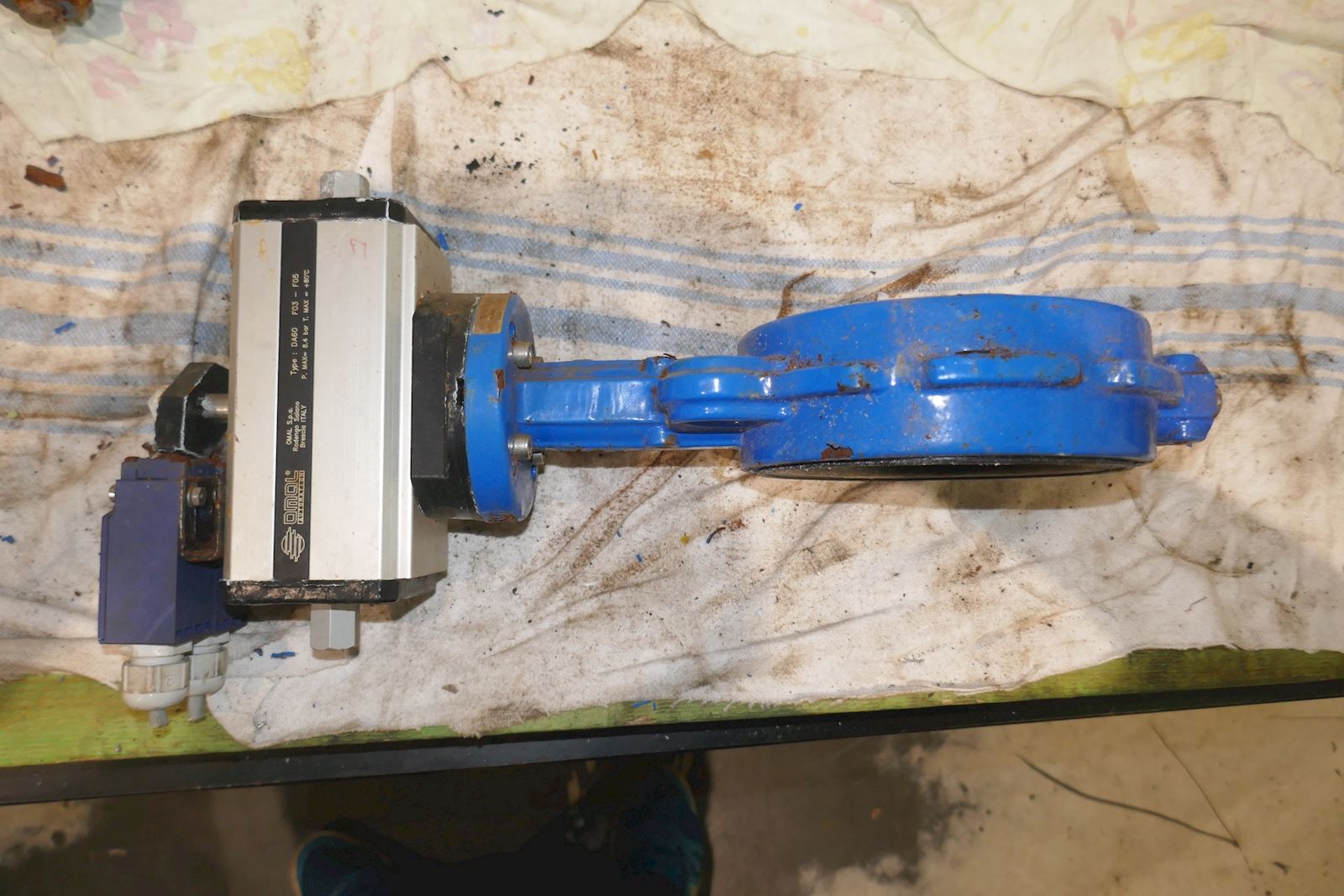 > Omal Pneumatic Butterfly Valve V 376 CF8M Disc DN100 - Smedegaarden A/S