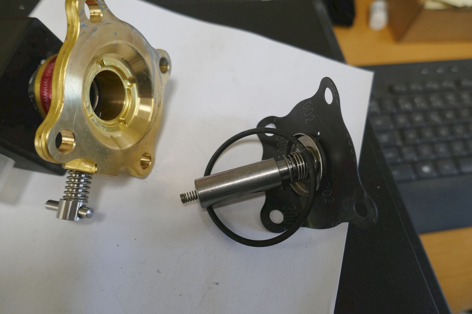 > Asco Valve Bonnet with Solenoid Spare Part Kit without Vlave Body ...