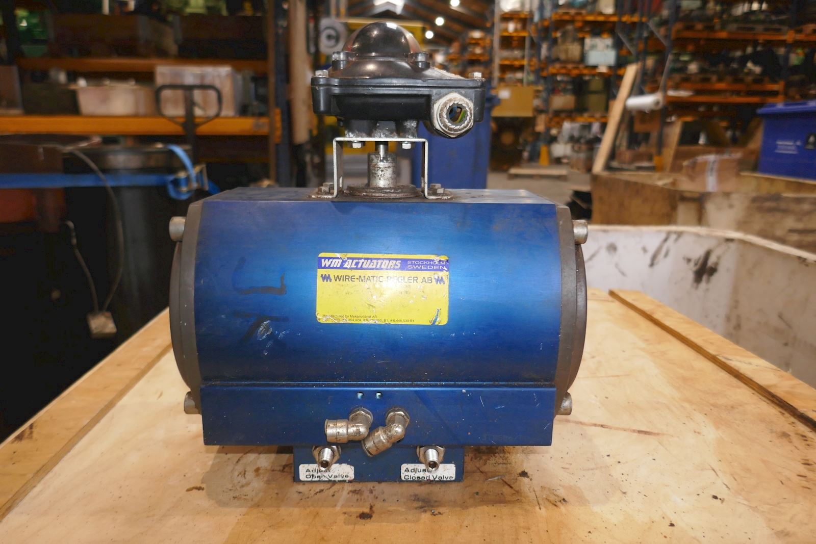 > WM Actautors Pneumatic Actuator with Valve Position Indicator ...