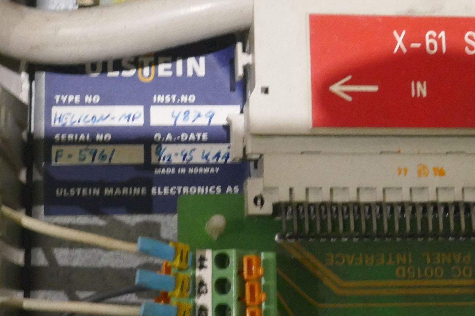 > Ulstein Marine Electronics Command Panel for Bridge Port & STBD - Smedegaarden A/S