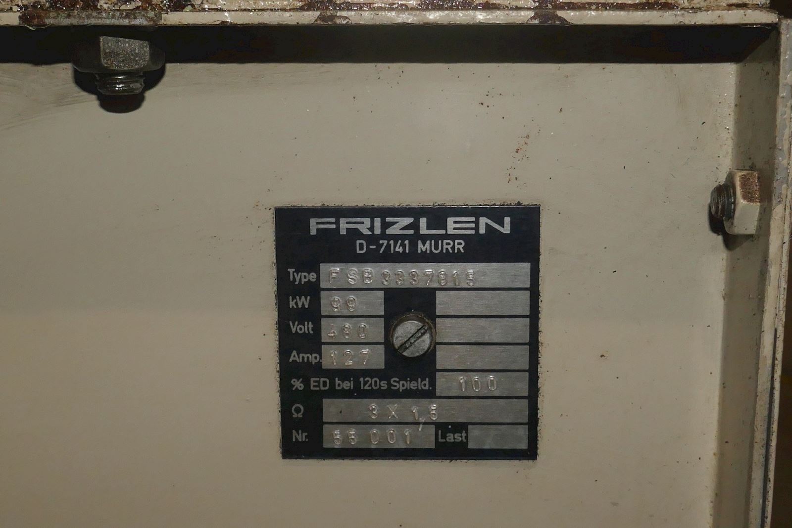 > Ben Nurnberg FDSF250S-4S/RF/TF/ST + FSB3337815 Power Resistor/Load ...
