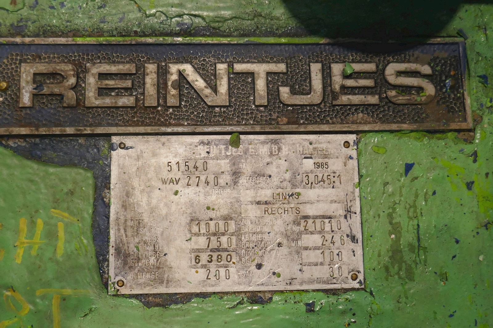 > Reintjes WAV 2740 - Smedegaarden A/S