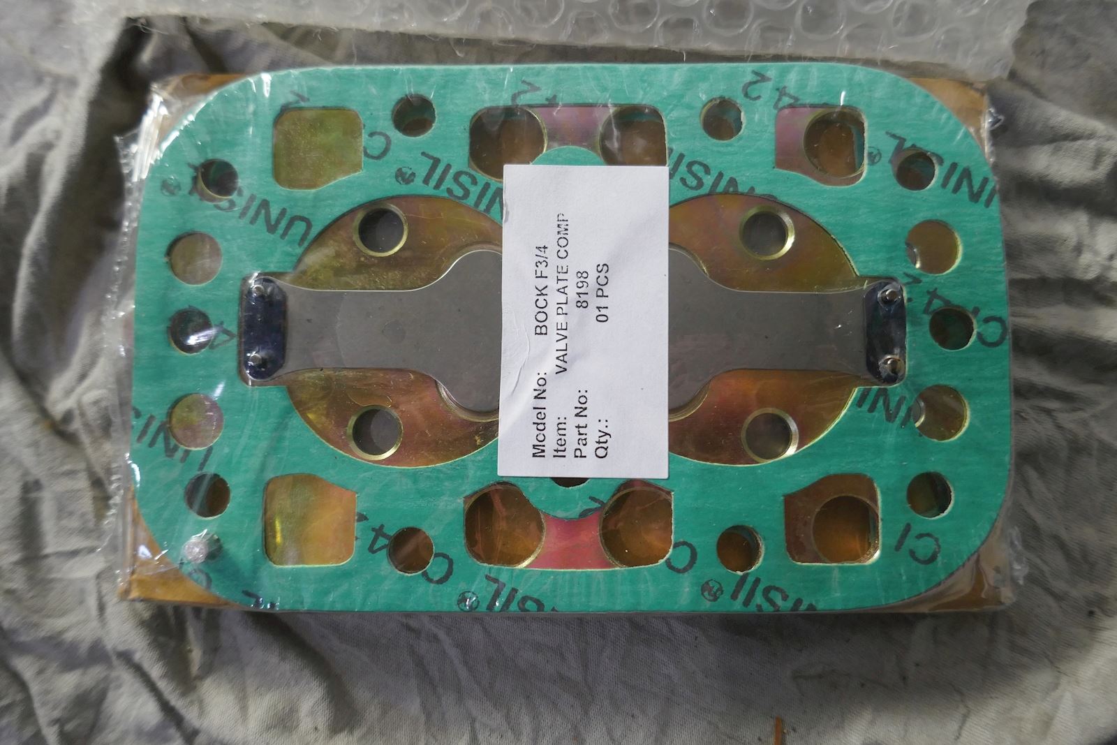 > Bock Valve Plate Complete F3/4 - Smedegaarden A/S