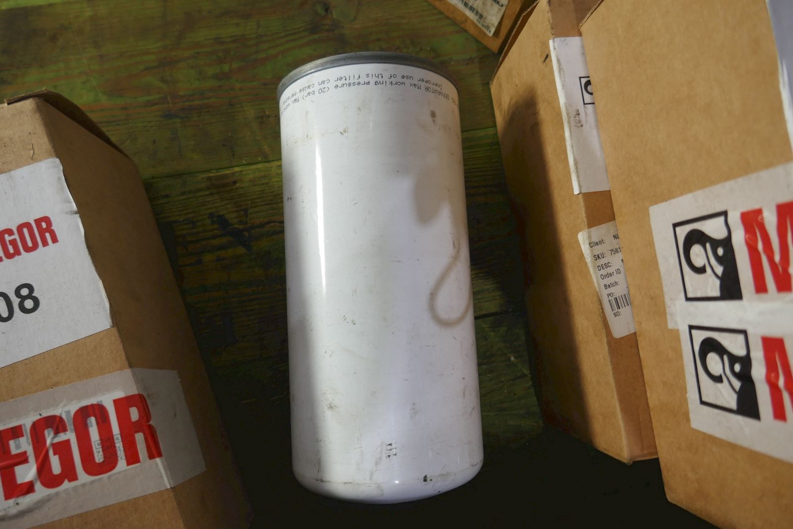 > MacGregor 530008 White Air/Oil Separator Box - Smedegaarden A/S