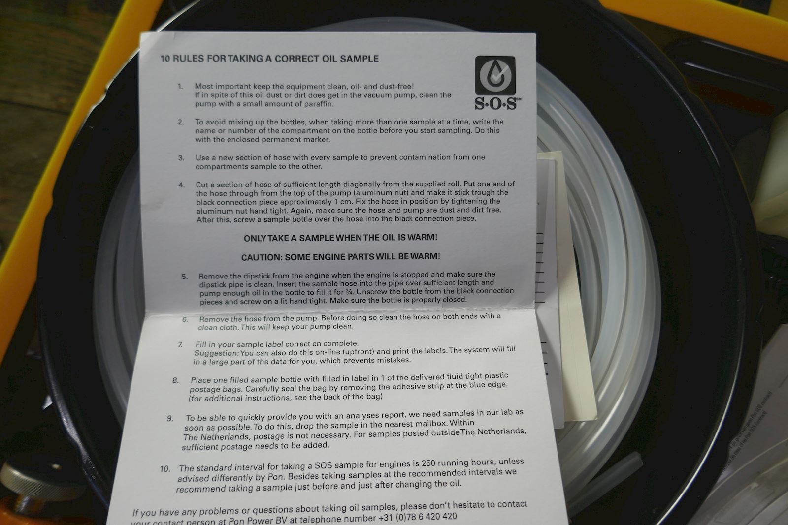 > Caterpillar Oil sample Kit - Smedegaarden A/S