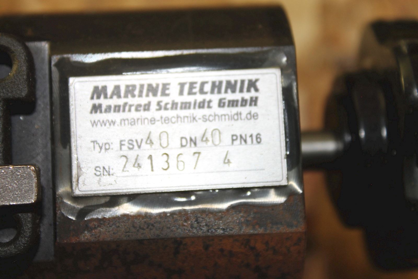> Marine Technik Fuel Oil Sample Valve FSV14 DN40 PN16 - Smedegaarden A/S