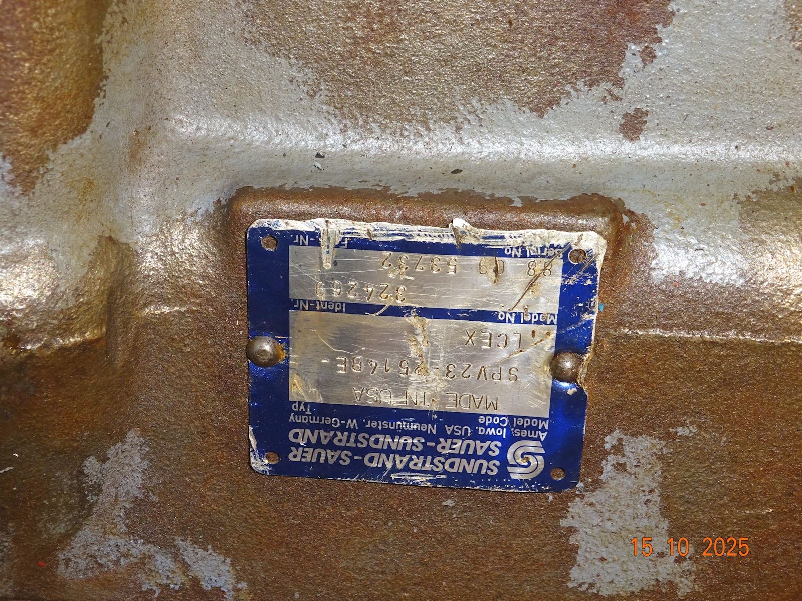 > Sauer Sundstrand SPV 23-2514BE Type LCEX - Smedegaarden A/S