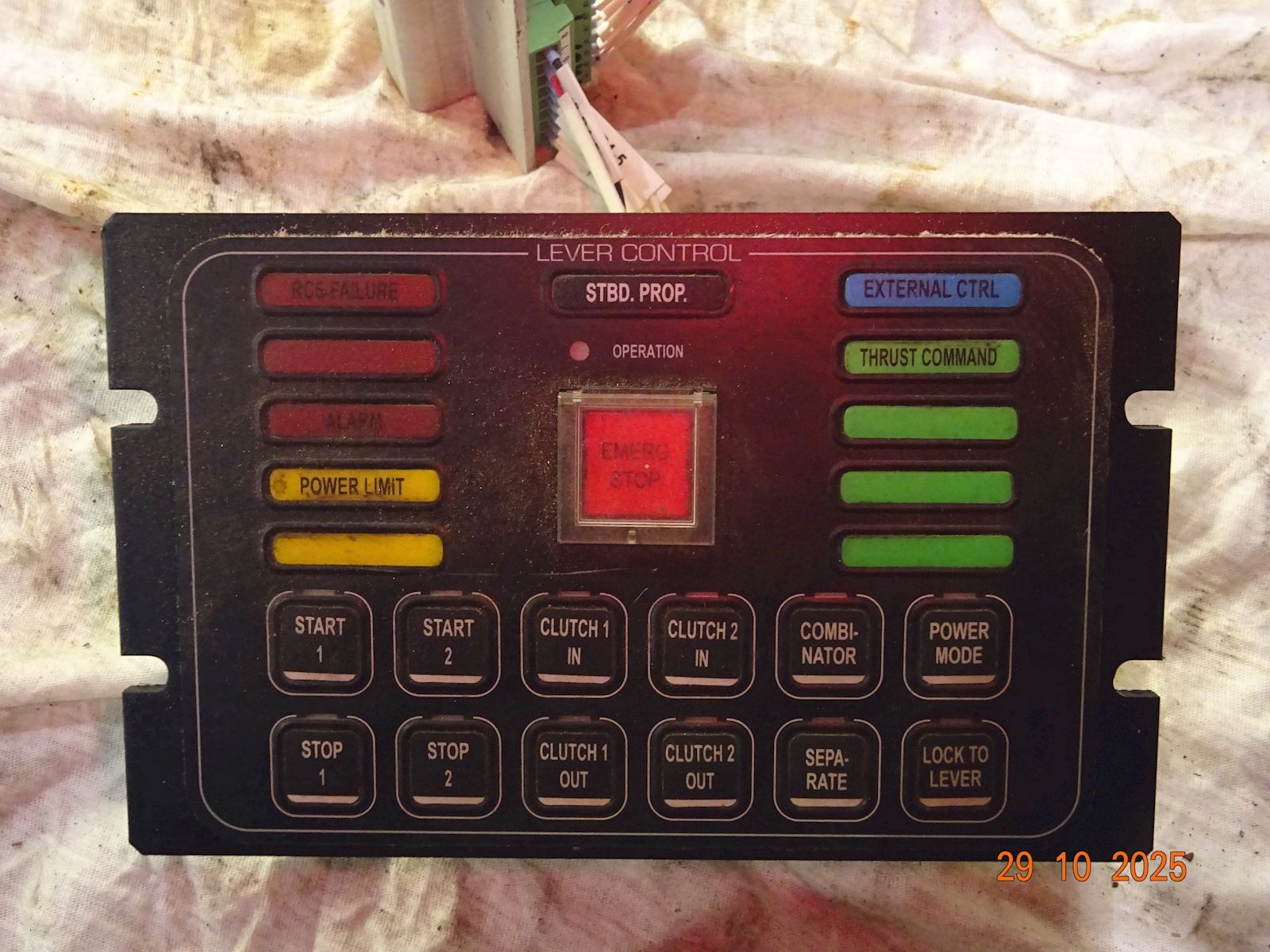 > Kongsberg Lever Control Panel STBD Propeller - Smedegaarden A/S