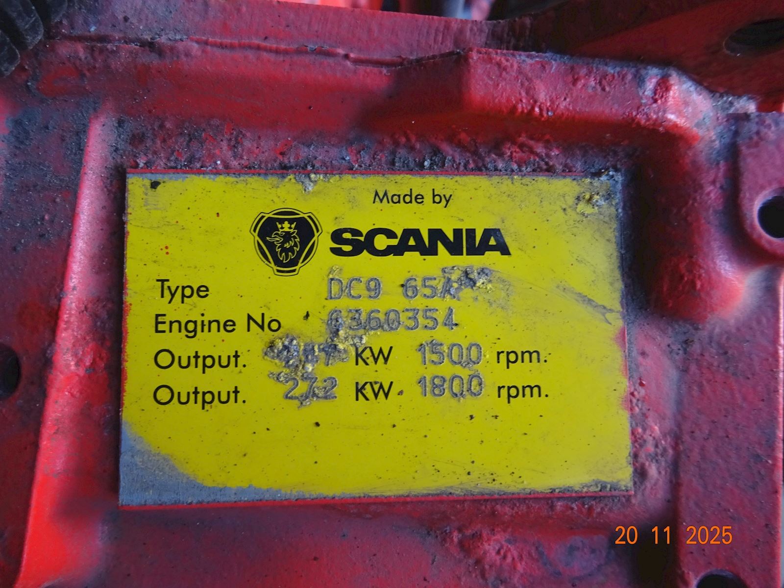 > Scania DC9 65A Radiator cooled 275 Kva - Smedegaarden A/S