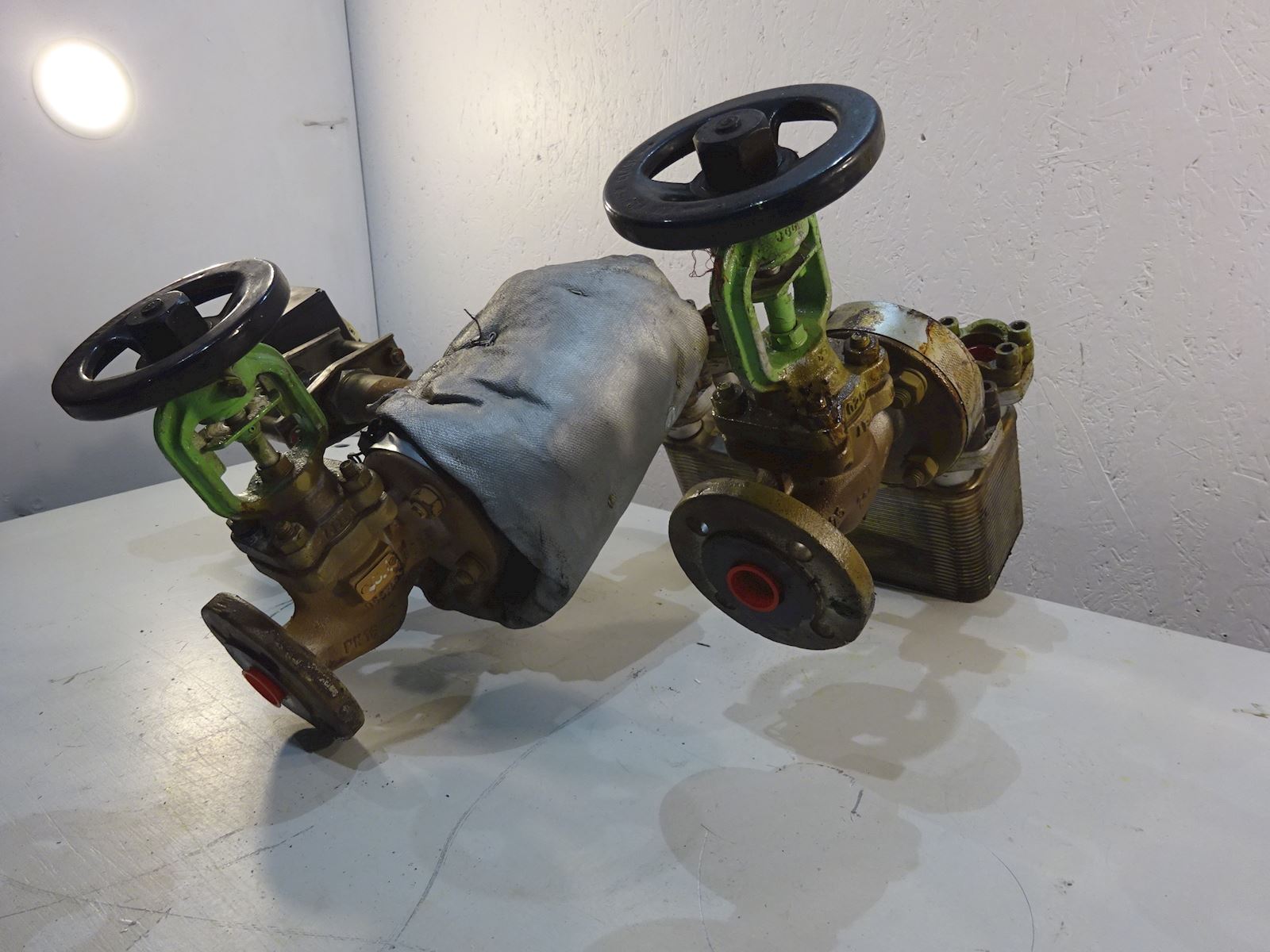 > Swep B10TH with Samson 5824-30 electric actuator - Smedegaarden A/S