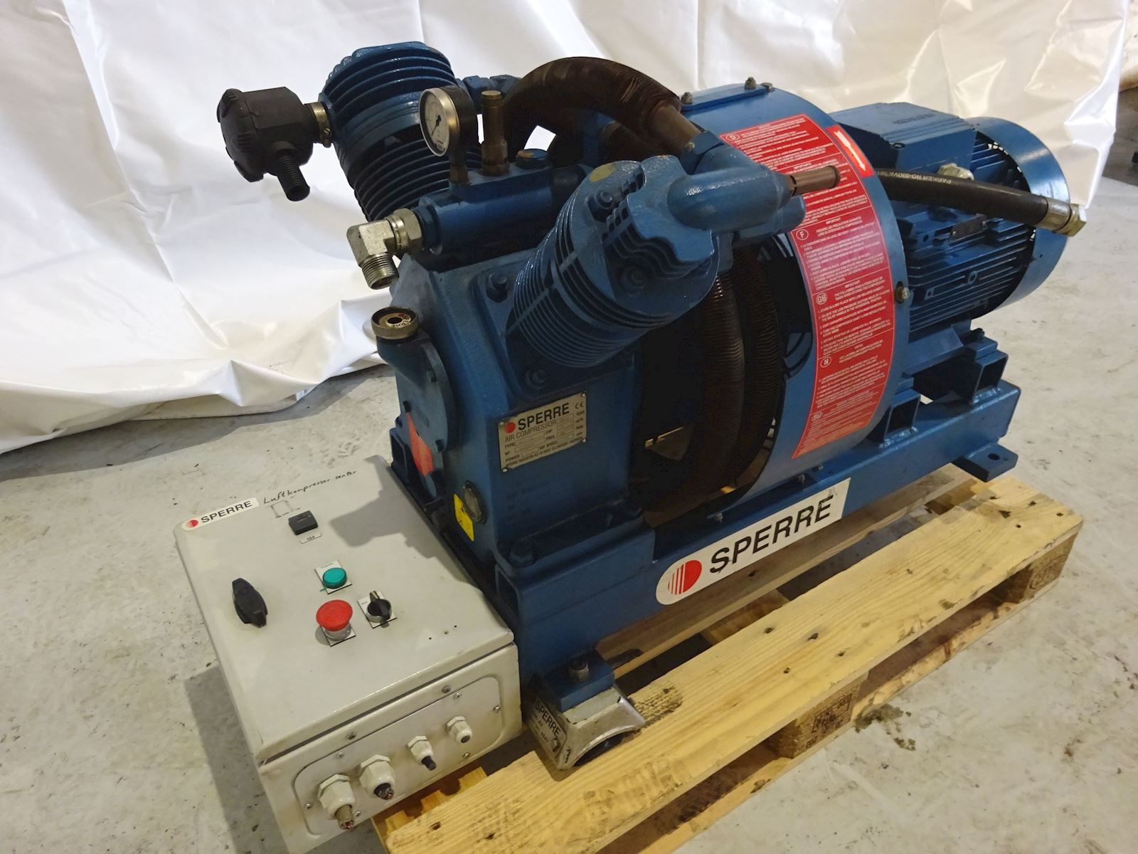 > Sperre Air Compressor HL2/90 with Starter cabinet - Smedegaarden A/S