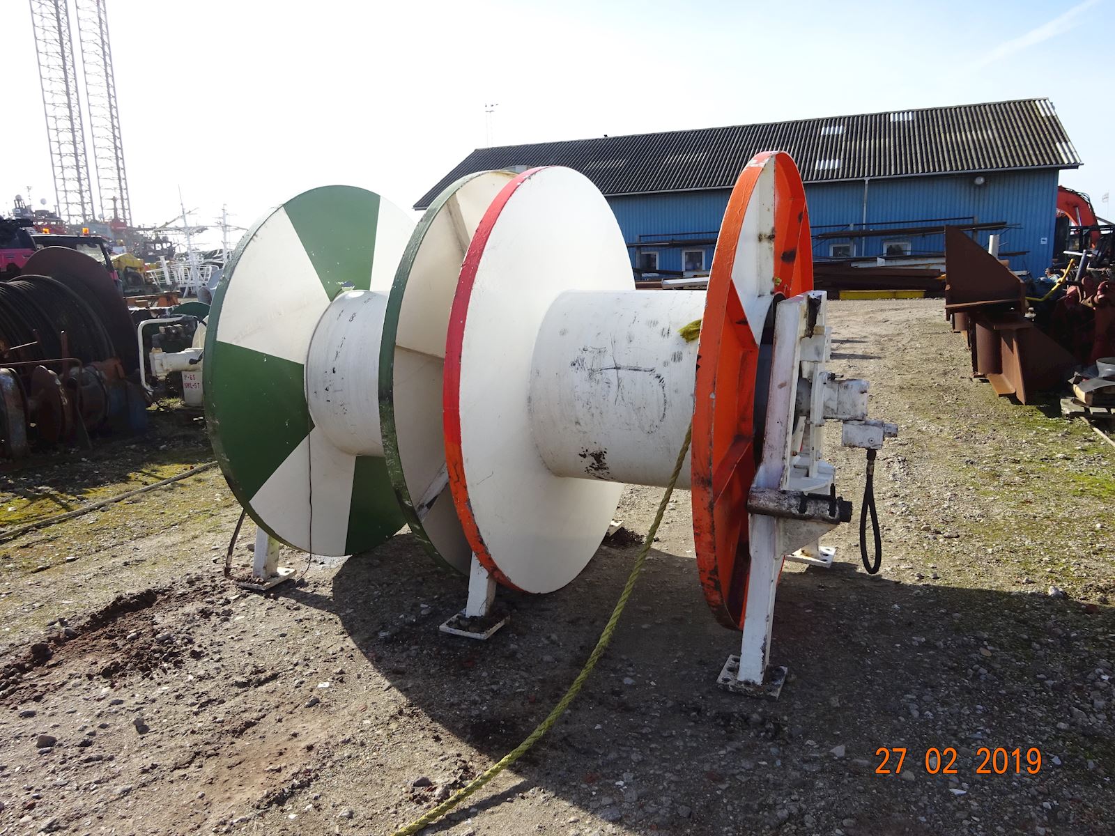 > Odim Double streamer Storage winch - Smedegaarden A/S