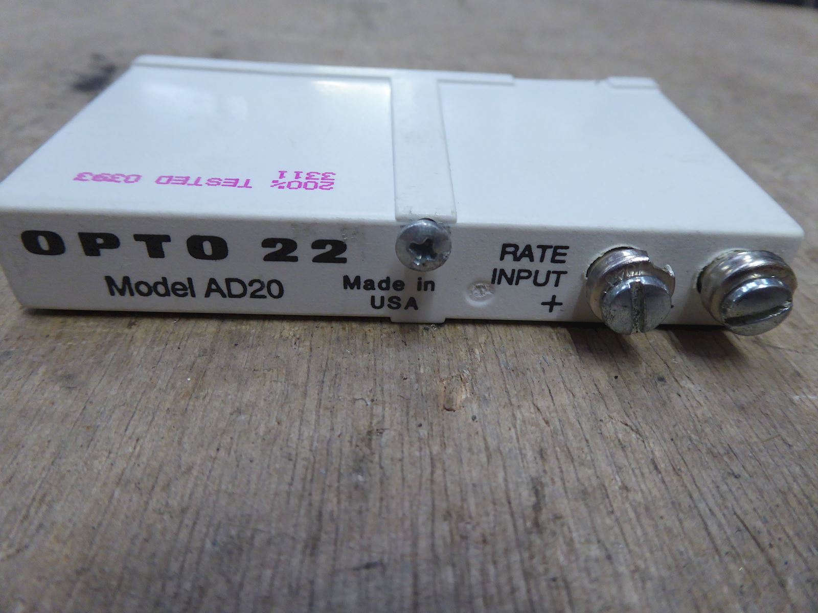 > OPTO 22 AD20 G1 Analog 0-10.8 kHz rate input - Smedegaarden A/S