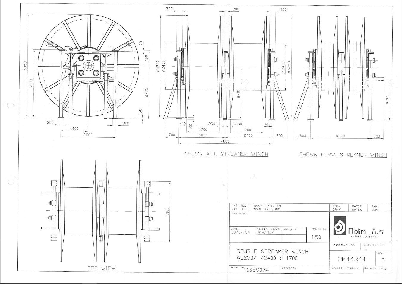> Double Streamer Winch - Smedegaarden A/S