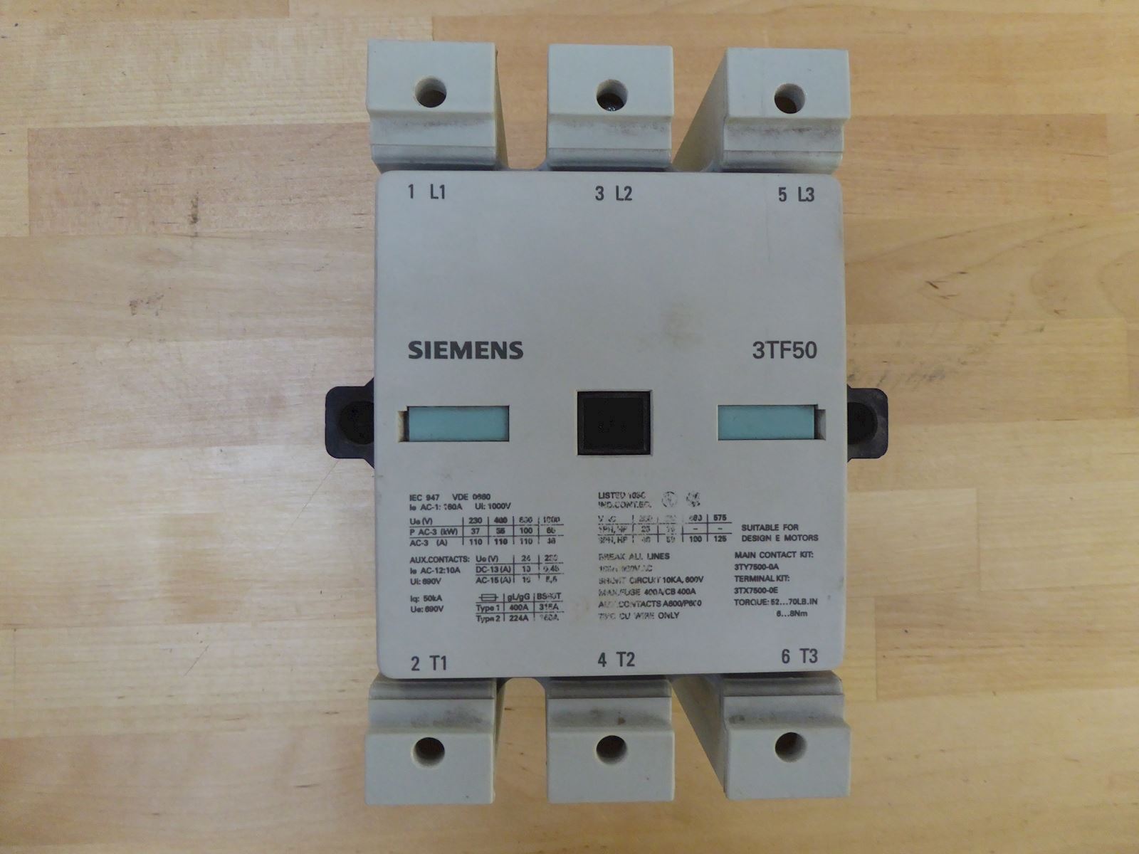 > Siemens Contactor 3TF50 - Smedegaarden A/S