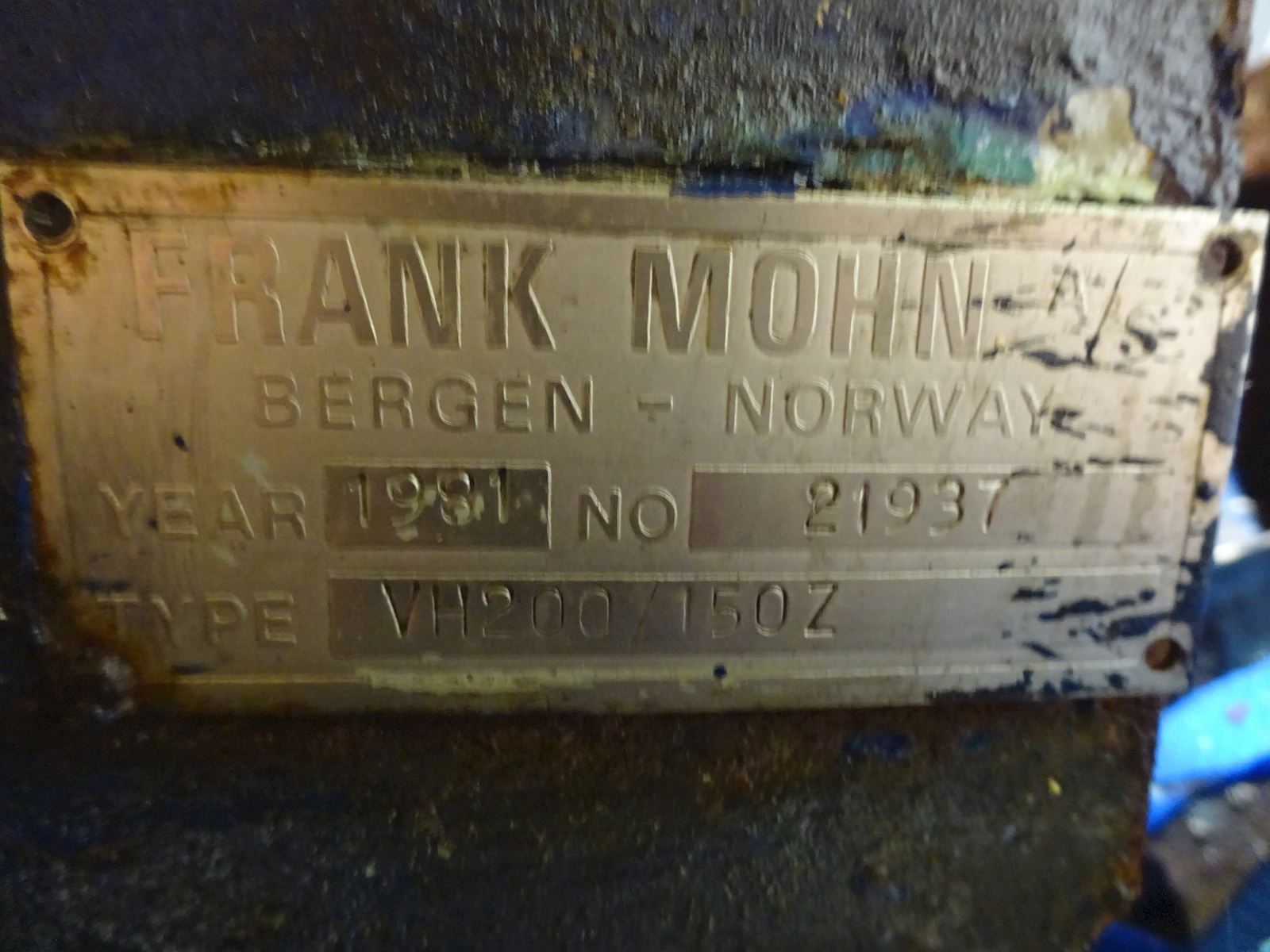> Frank Mohn VH200/150Z - Smedegaarden A/S