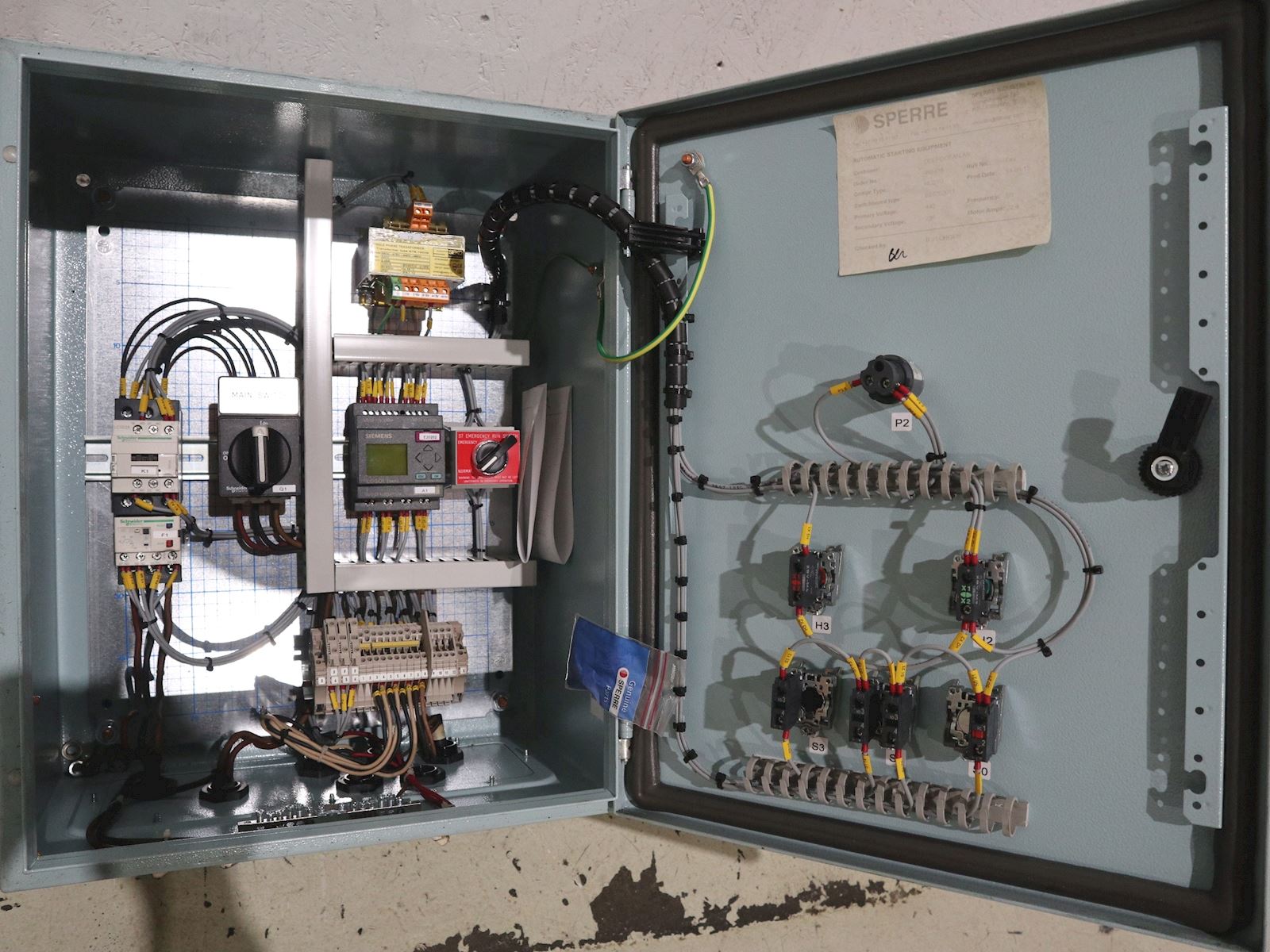 > Sperre Control Cabinet for HL2/90 - Smedegaarden A/S